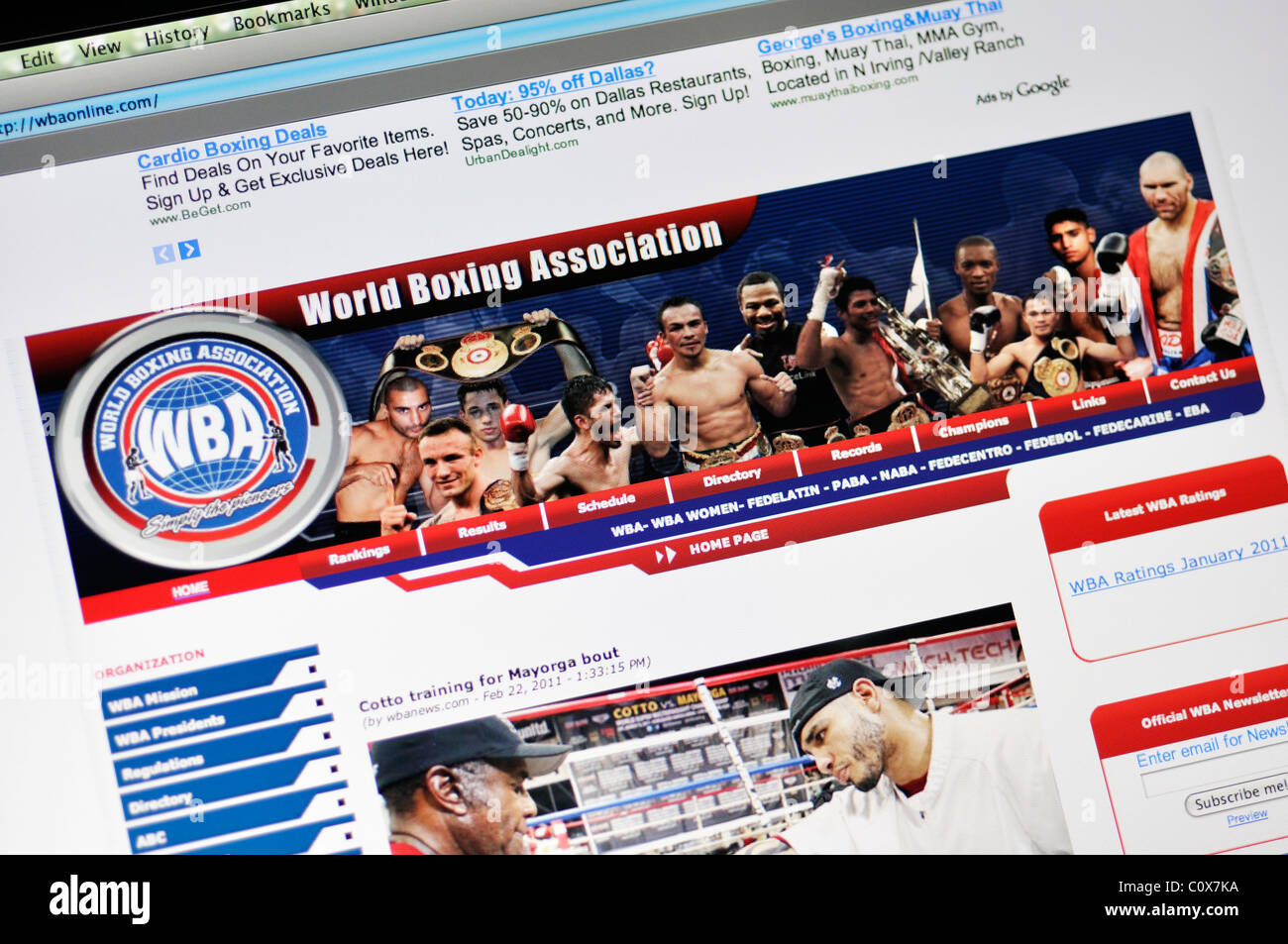 World boxing organisation hi-res stock photography and images - Alamy