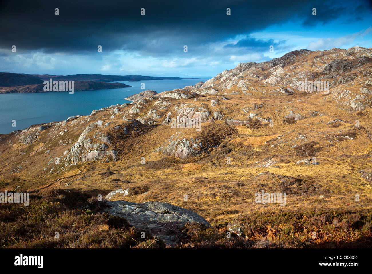 Diabaig Wester Ross Scotland UK from the coast path from Alligin Shuas ...
