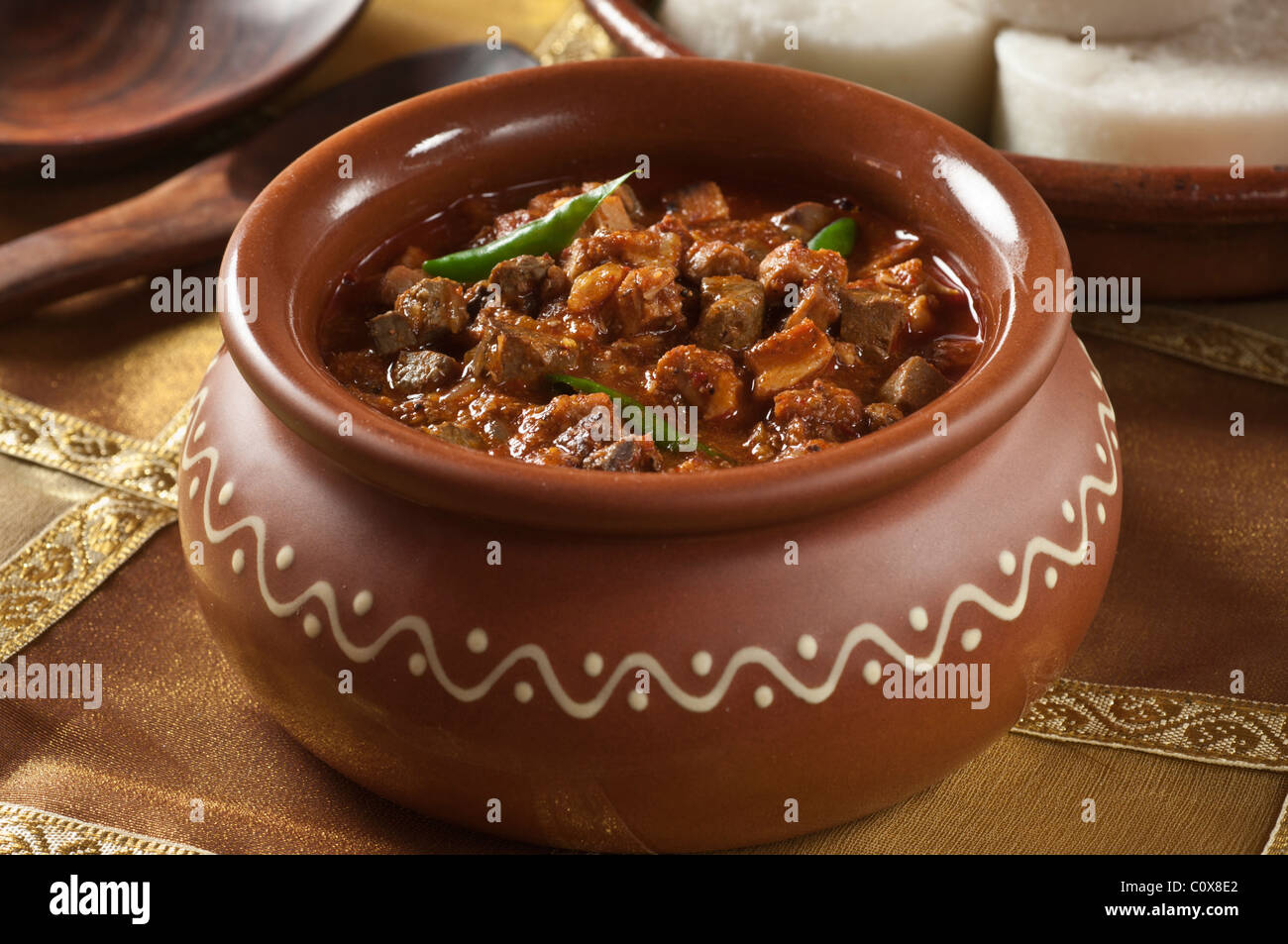 Sorpotel and sannas Goa festival food India Stock Photo - Alamy