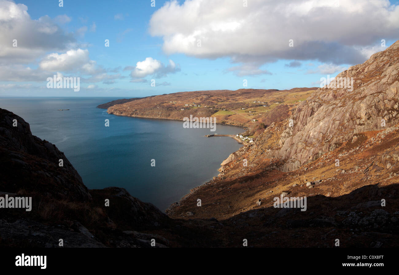 Diabaig Wester Ross Scotland UK from the coast path from Alligin Shuas ...