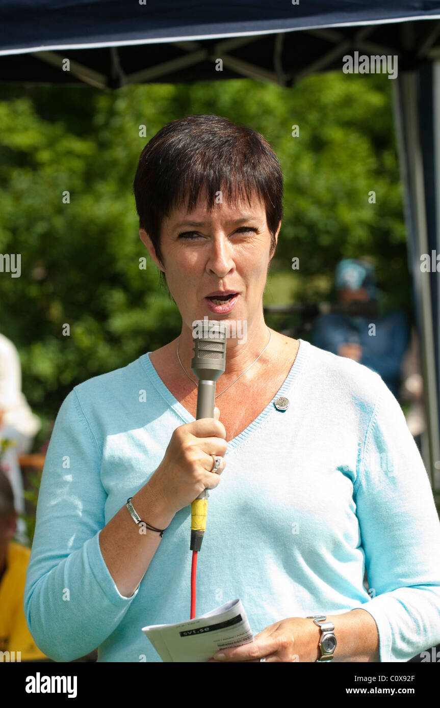 The Social Democratic leader Mona Sahlin Stock Photo - Alamy