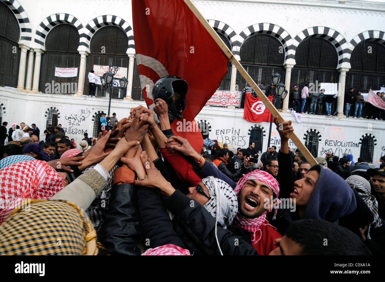 Tunisia jasmine revolution hi-res stock photography and images - Alamy