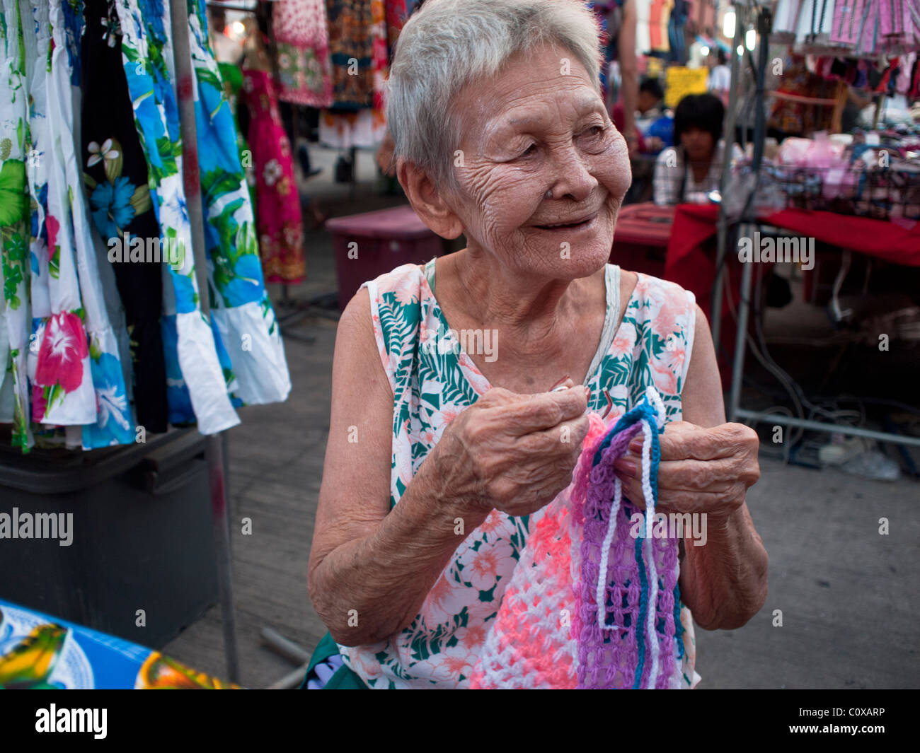 A very old lady with smiling face Stock Photo - Alamy