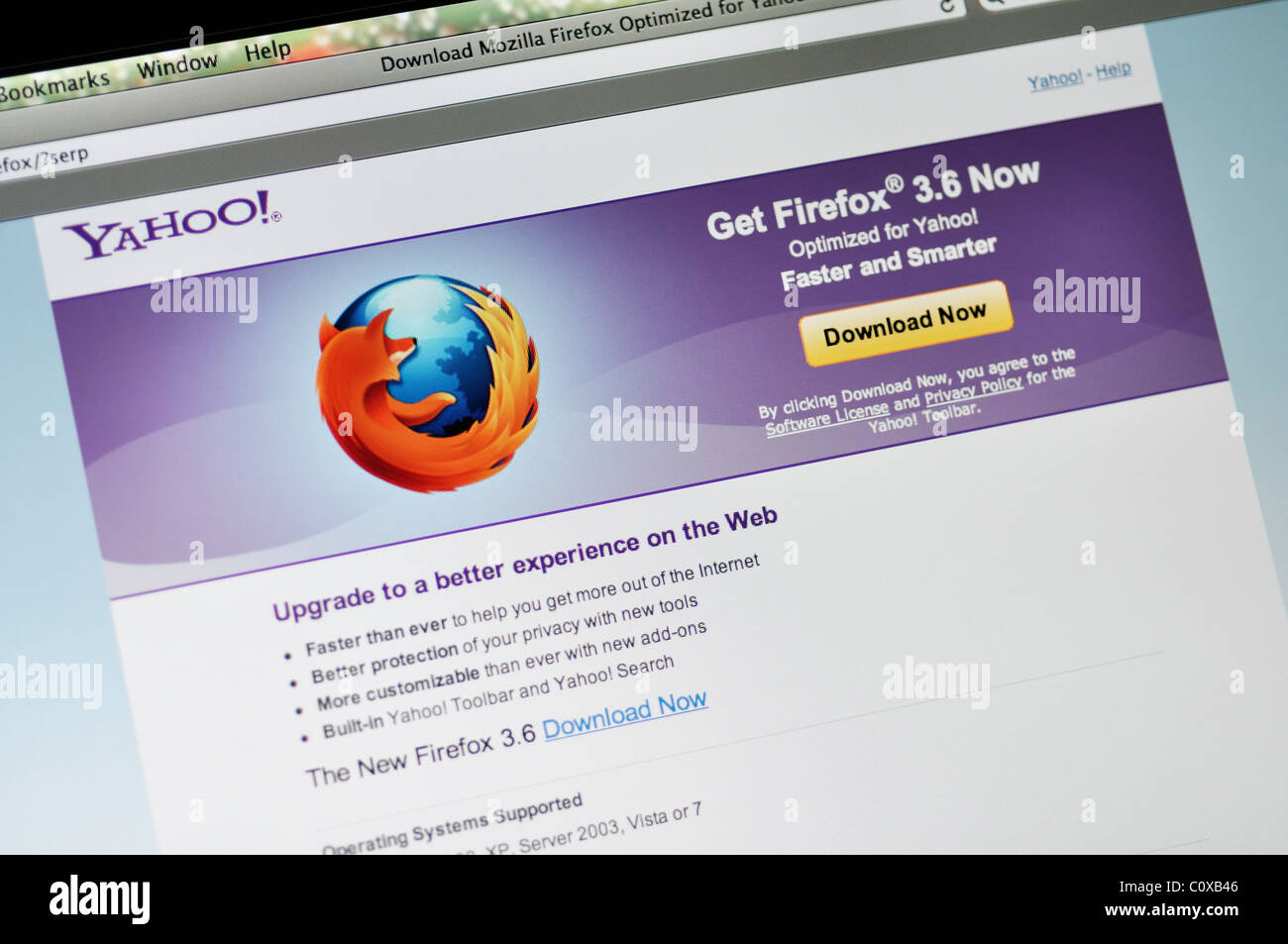 Mozilla Firefox download website Stock Photo - Alamy