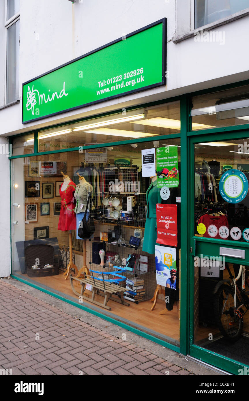 Mind Mental Health Charity Shop, Burleigh Street, Cambridge, england ...