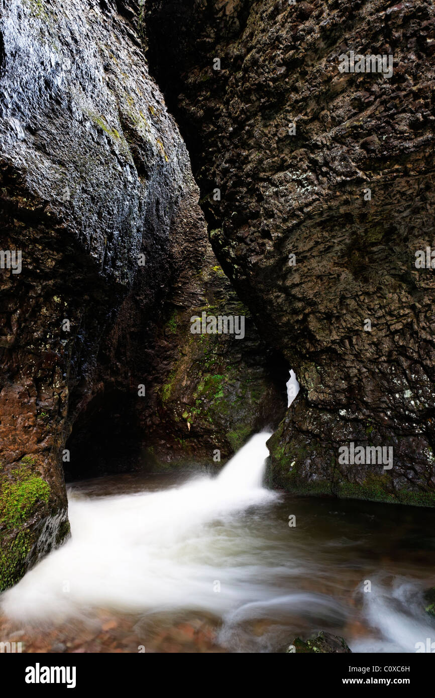 The Smuggler's Cave, Alva Glen, Alva, Clackmannanshire, Scotland, UK ...
