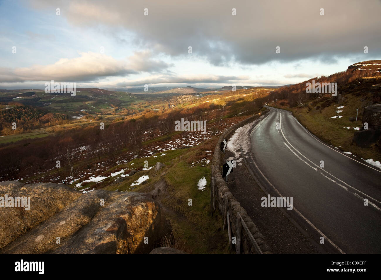 Hathersage From Surprise View Stock Photo - Alamy