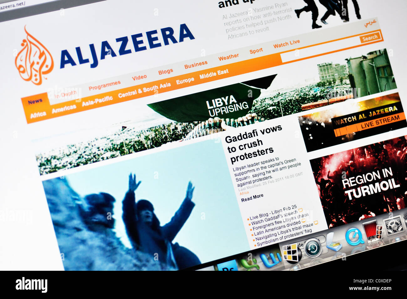 Aljazera hi-res stock photography and images - Alamy