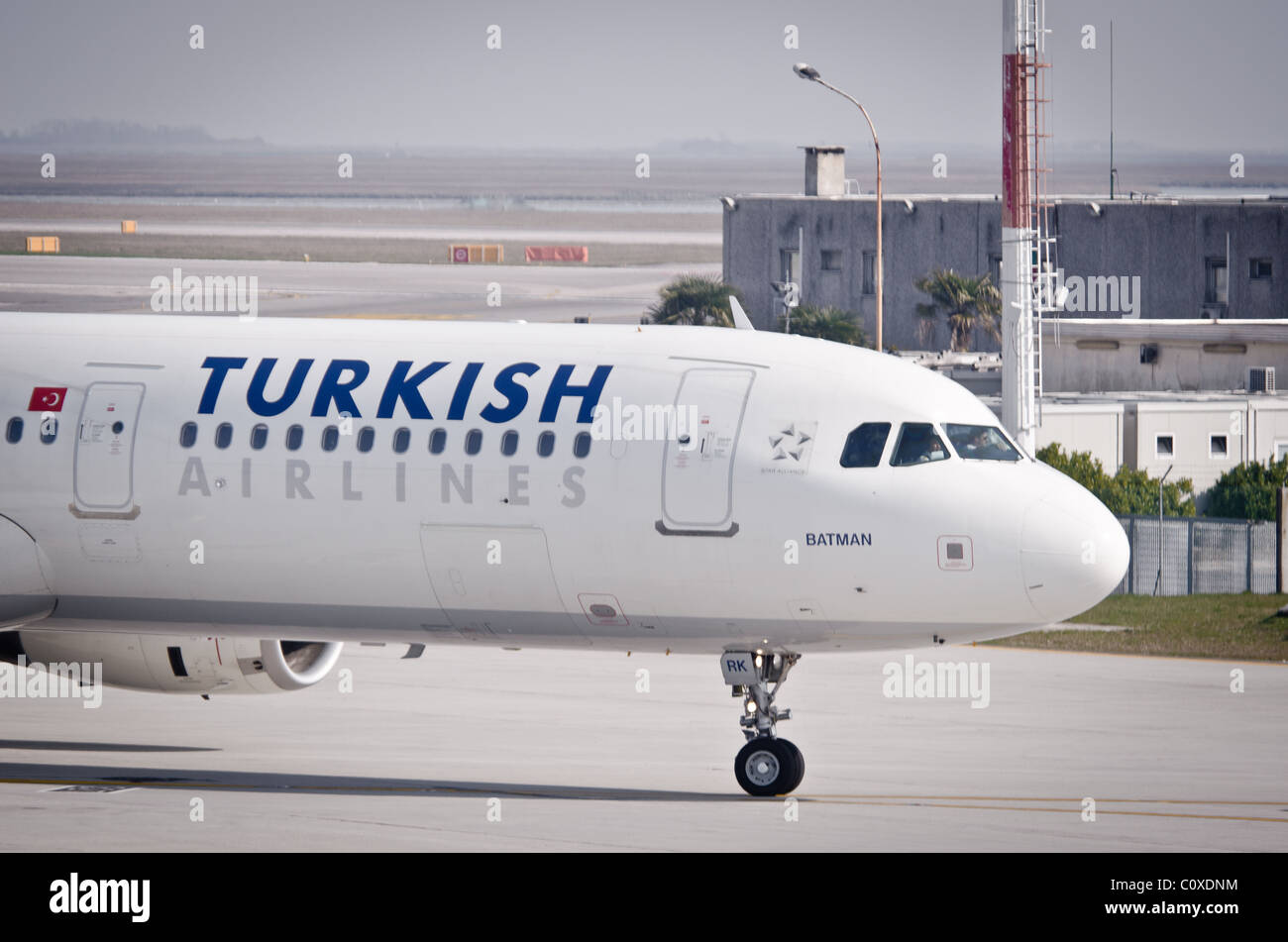 Turkish Airlines plane Stock Photo - Alamy