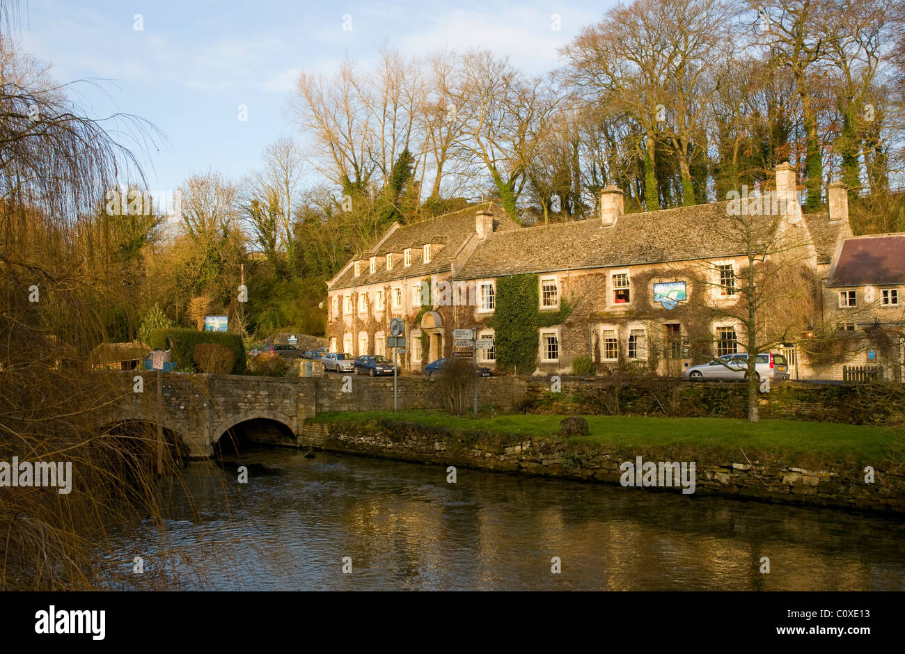 The Swan Hotel, Bibury, Cotswolds Stock Photo - Alamy