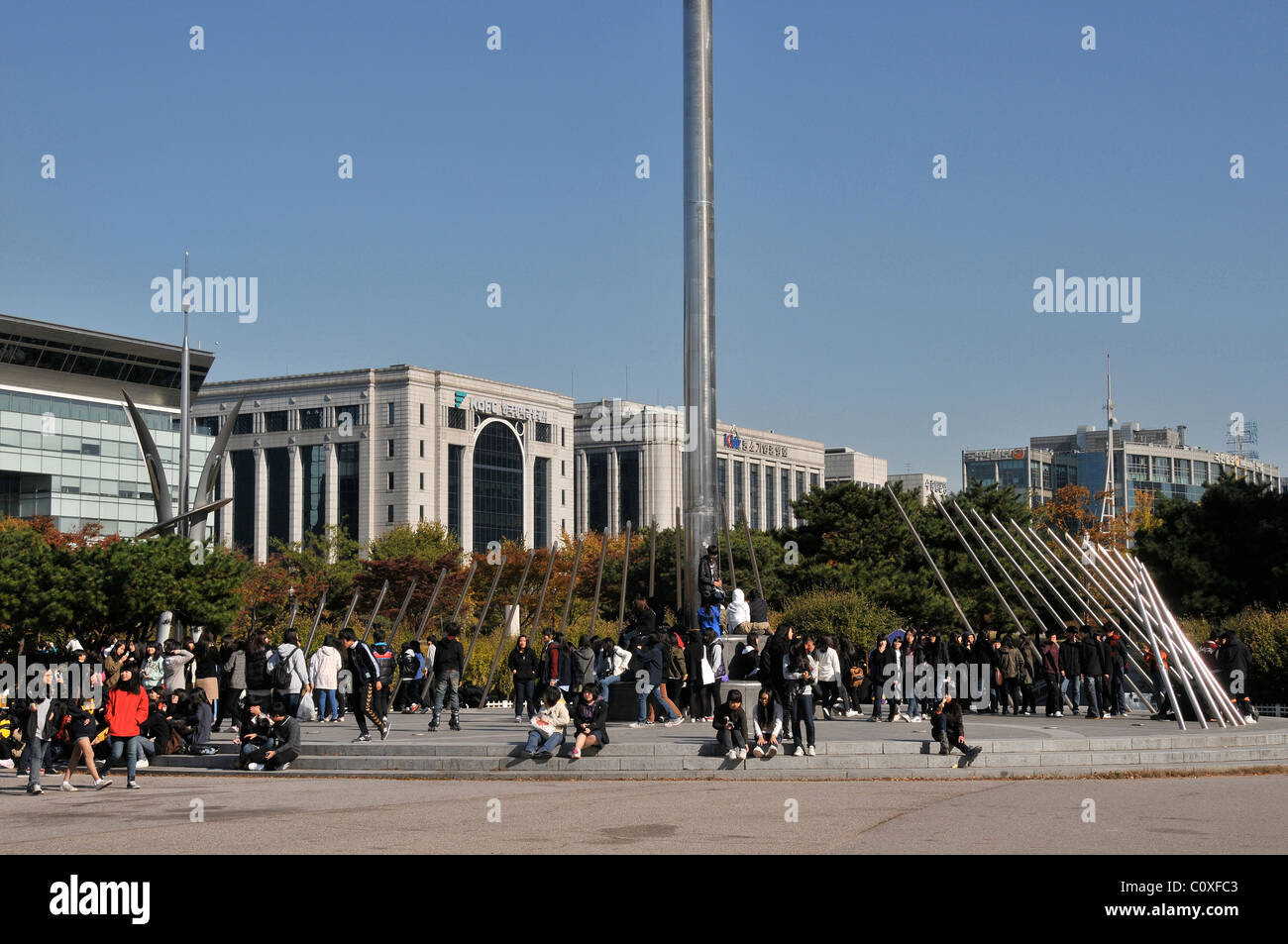 square Seoul South Korea Stock Photo - Alamy
