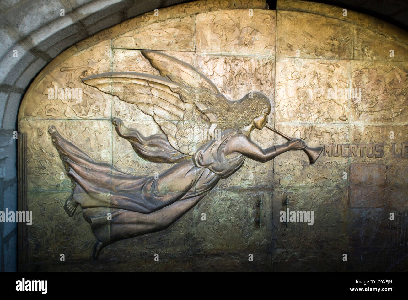 Winged Angel - Old Town Historic District - Quito, Ecuador Stock Photo ...