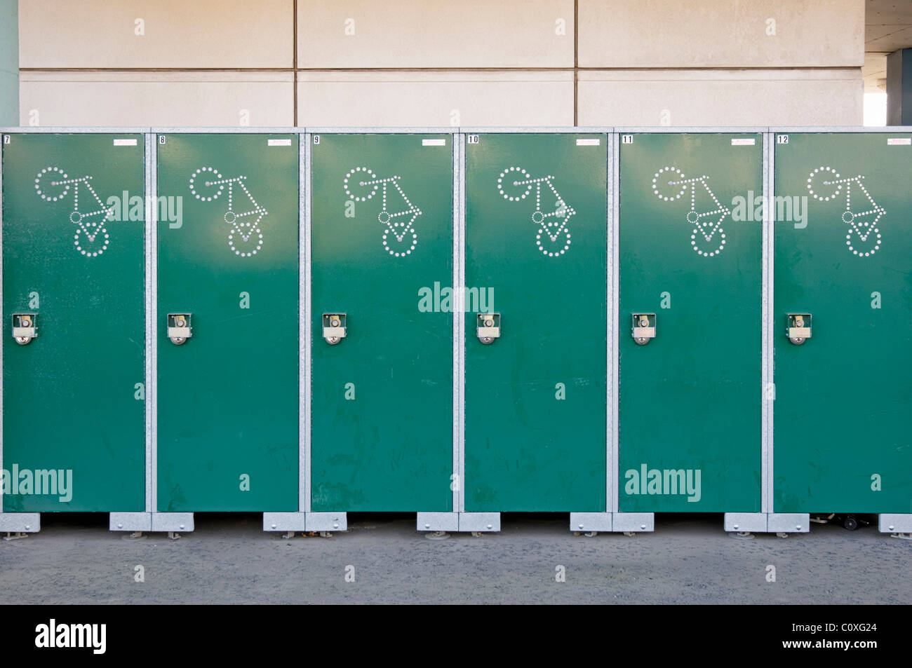 Bike lockers hi-res stock photography and images - Alamy