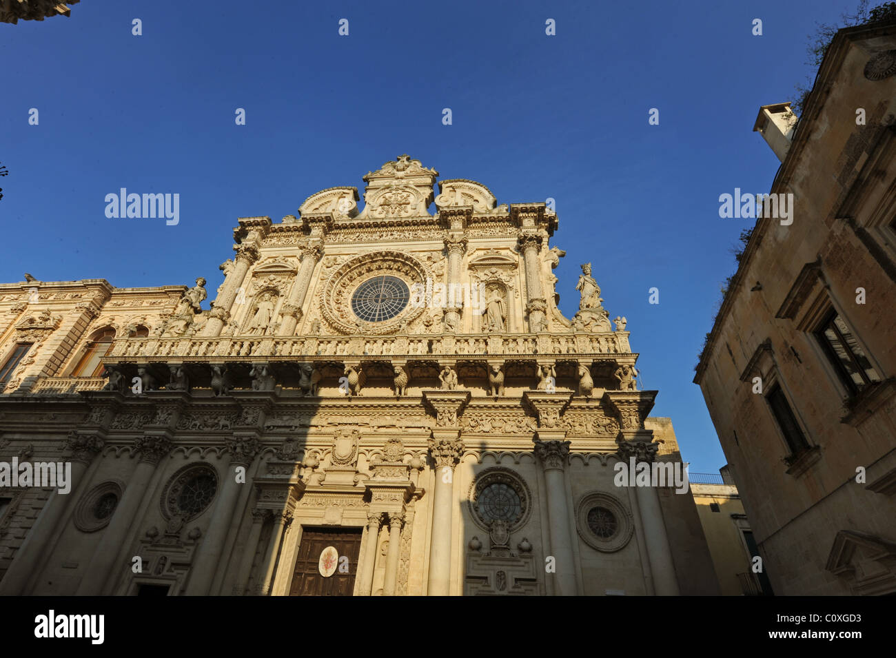 Italy, Lecce, view of old barroque town buildings Stock Photo - Alamy
