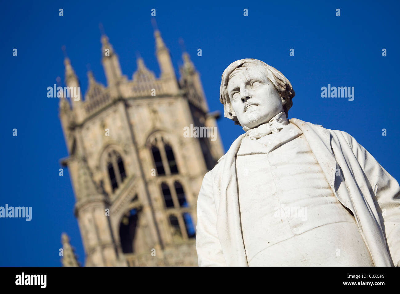 The stump and statue of herbert ingram hi-res stock photography and ...