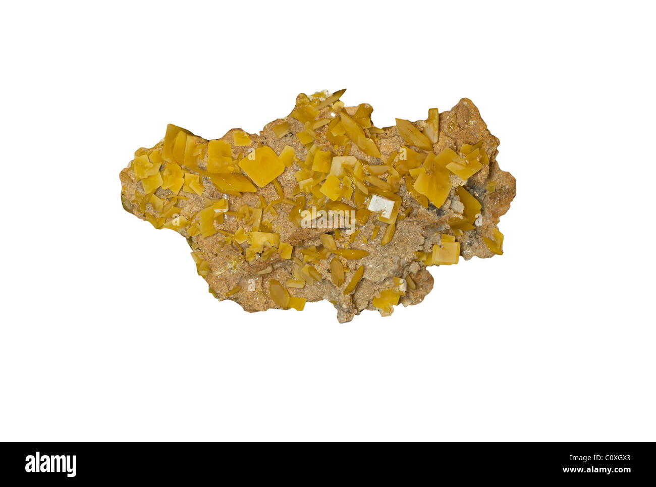 Wulfenite crystals hi-res stock photography and images - Alamy