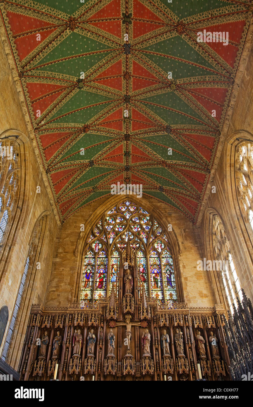 The interior of St Botolph's Church in Boston, Lincolnshire, looking ...