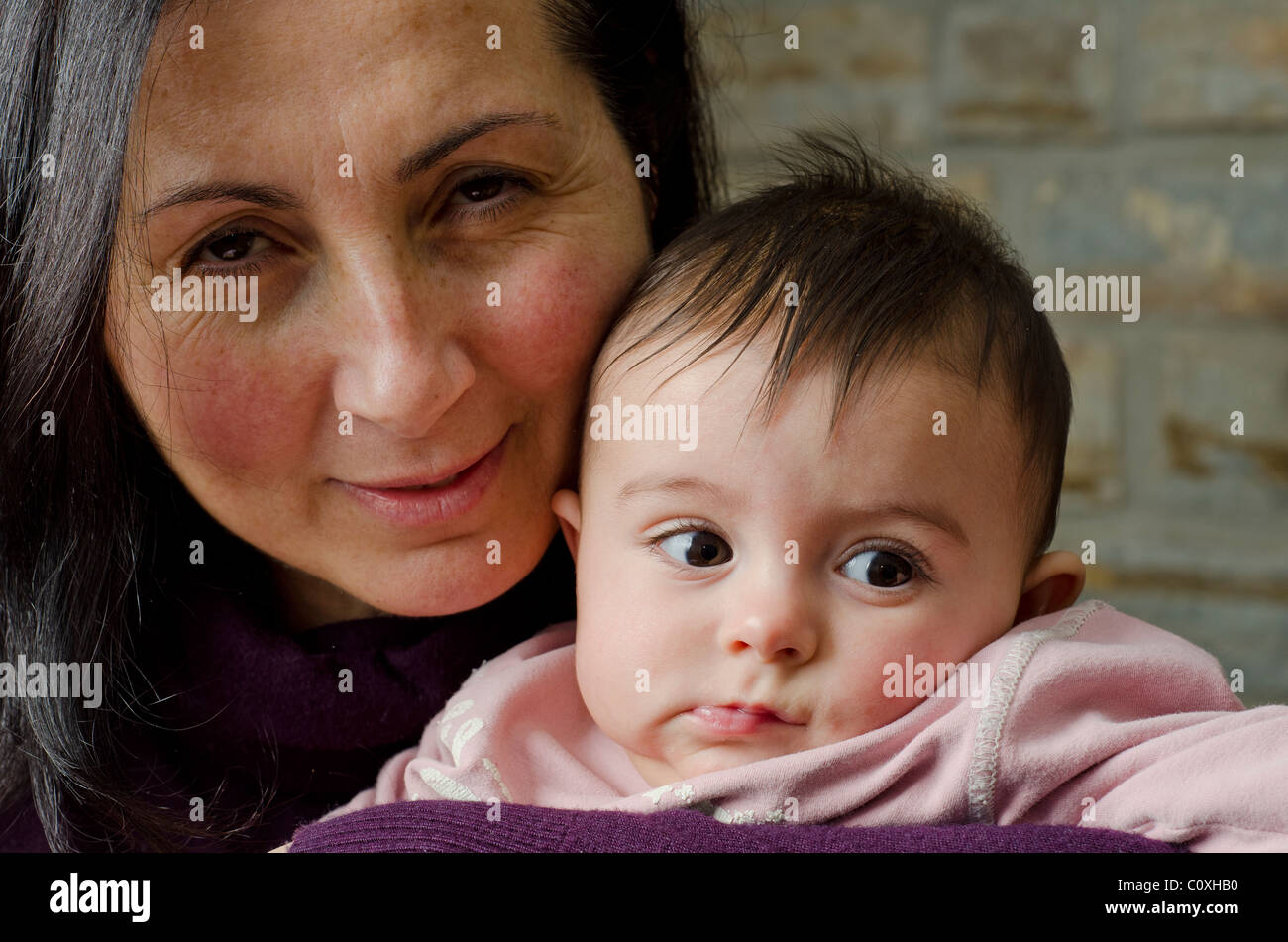 Mother embracing her Daughter with Love, Italy Stock Photo - Alamy