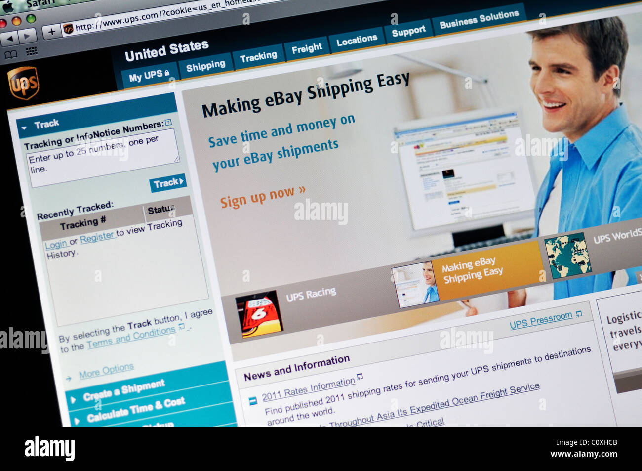 Usps screen hi-res stock photography and images - Alamy