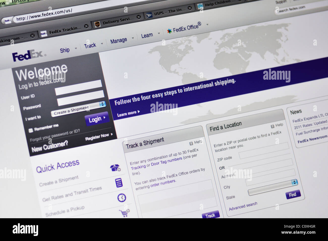 Fedex site hi-res stock photography and images - Alamy