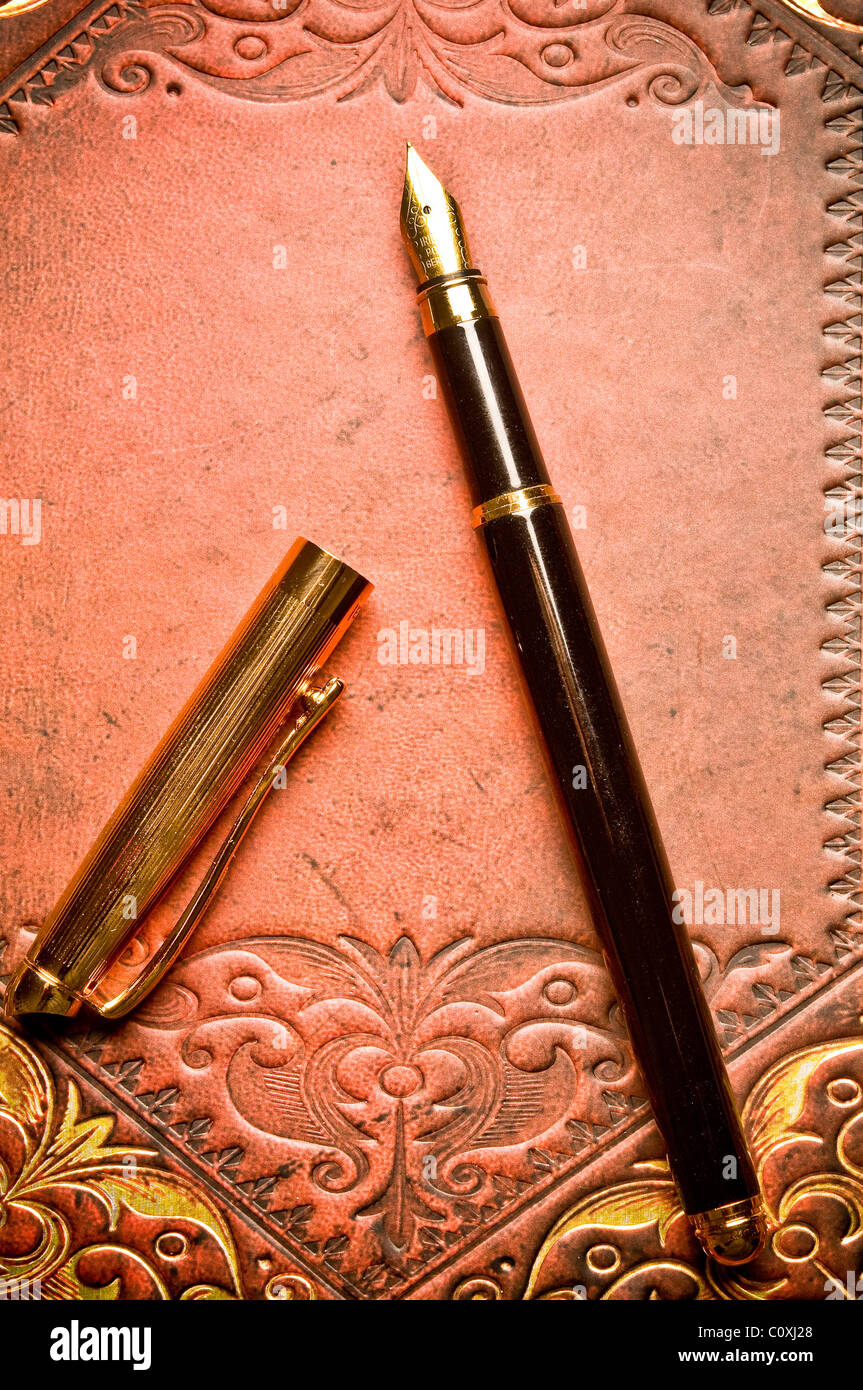 classical fountain pen Stock Photo - Alamy