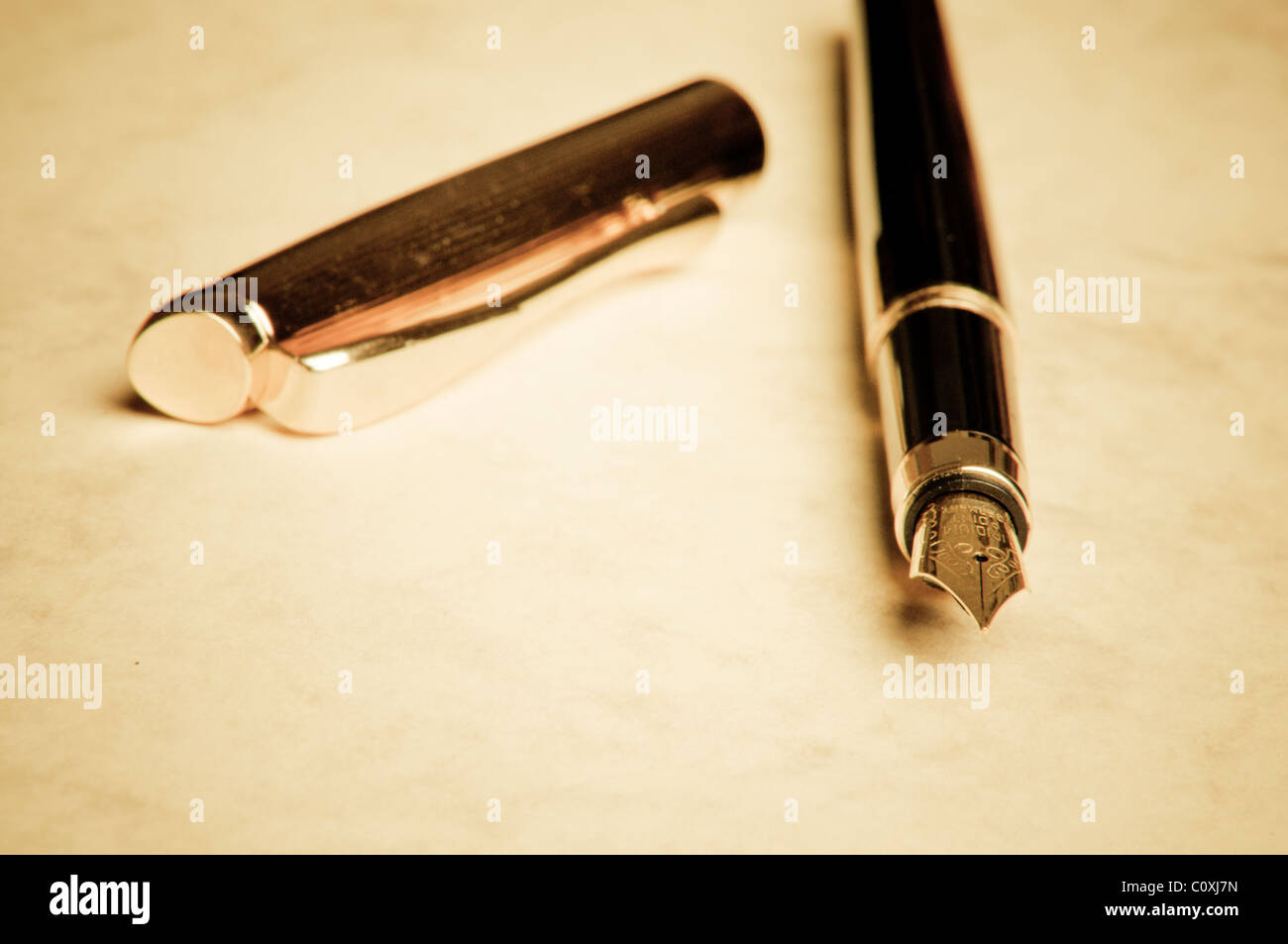 classical fountain pen Stock Photo - Alamy
