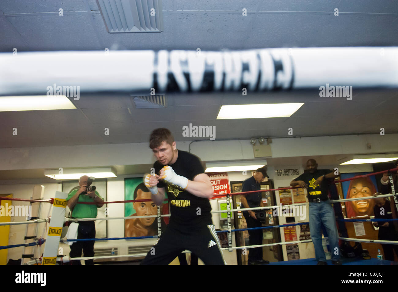 Former World Boxing Association super welterweight champion Yuri ...