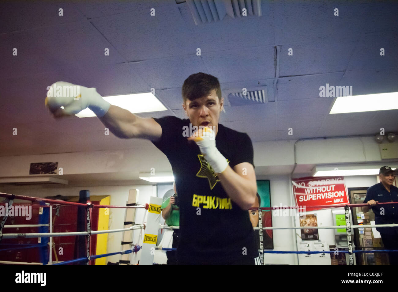 Former World Boxing Association super welterweight champion Yuri ...