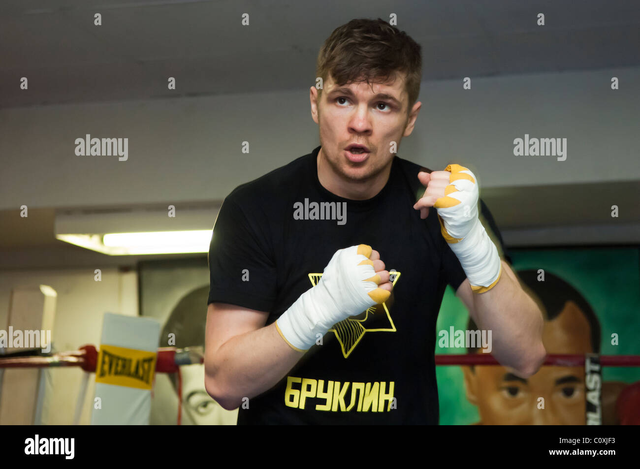 Former World Boxing Association super welterweight champion Yuri ...