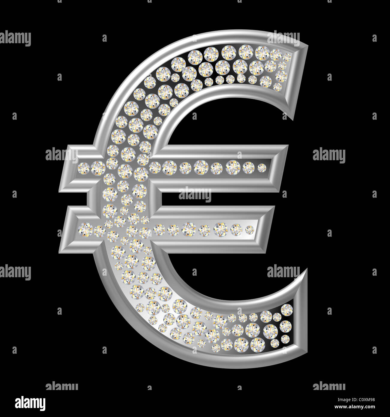 diamond euro symbol Stock Photo - Alamy