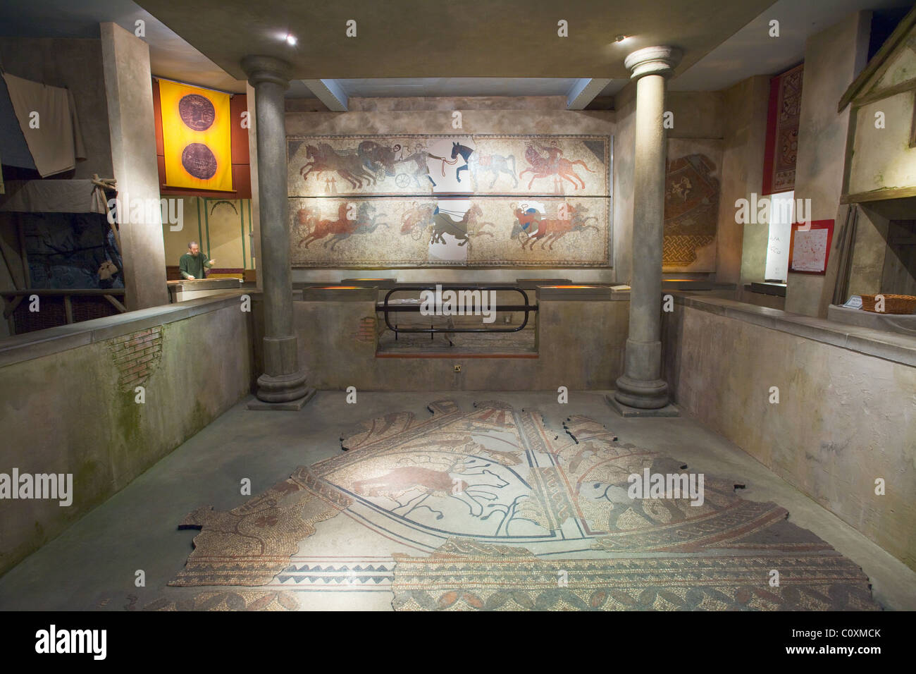 Inside the Hull and East Riding Museum of Archaeology. Hull, East ...