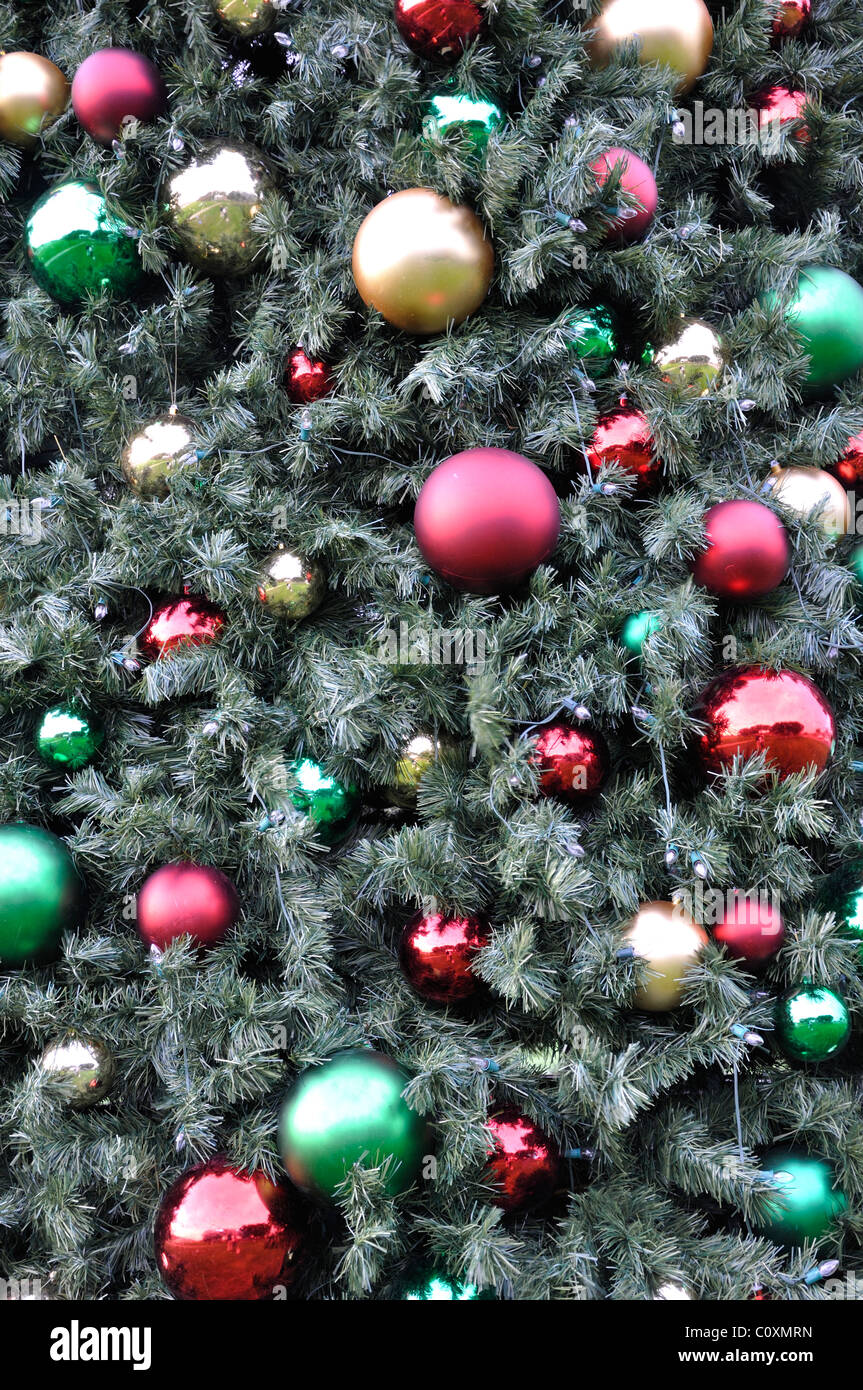 Christmas tree ornaments Stock Photo - Alamy