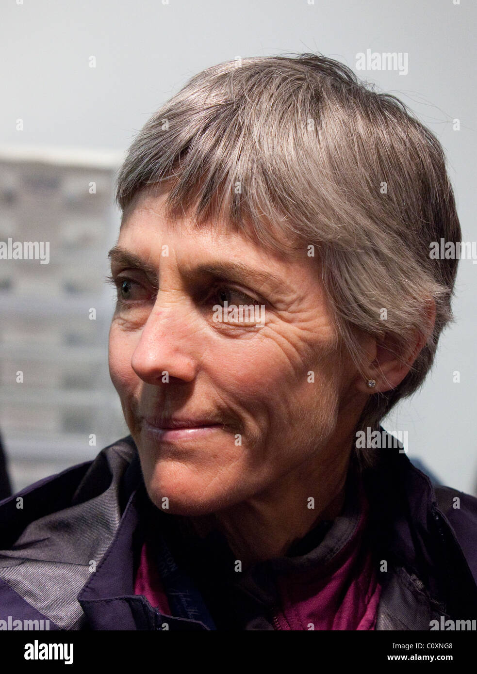 Marathon Olympic gold medalist Joan Benoit Stock Photo - Alamy