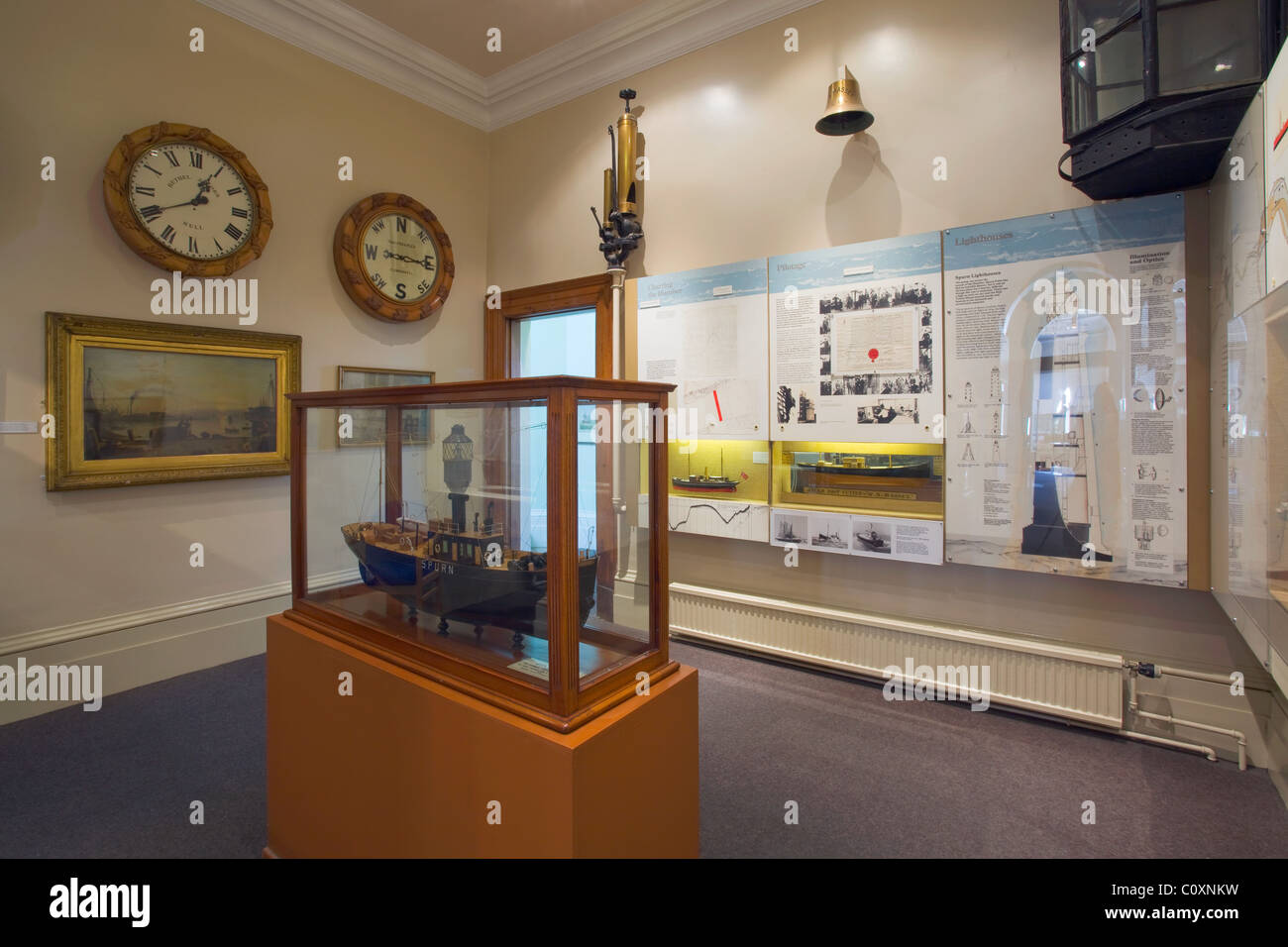 Inside the Hull Maritime Museum Stock Photo - Alamy