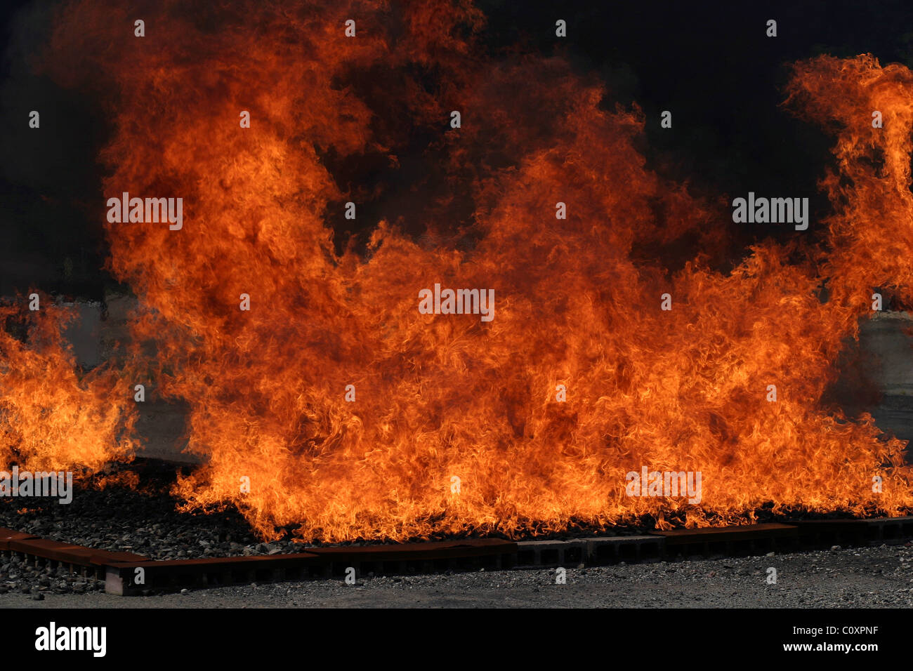 Smoke from fire chemical hi-res stock photography and images - Alamy