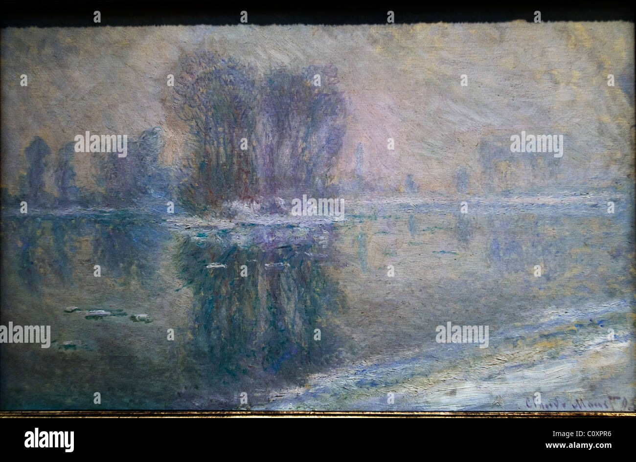 Ice Floes, 1893, , by Claude Monet Stock Photo - Alamy