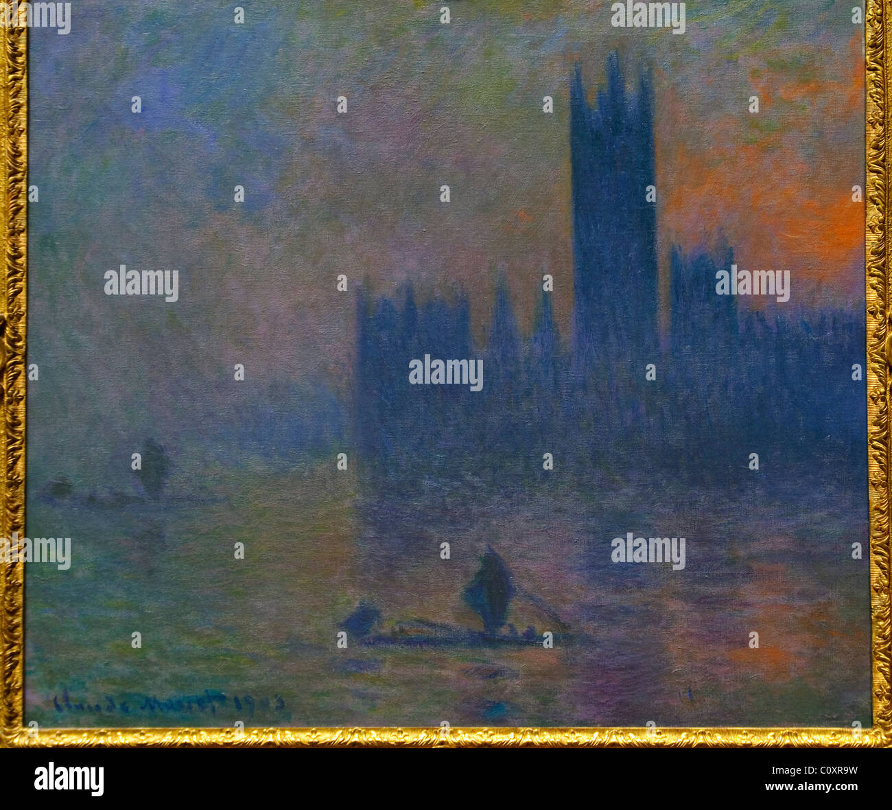 The Houses of Parliament (Effect of Fog), 1903–4, by Claude Monet Stock ...