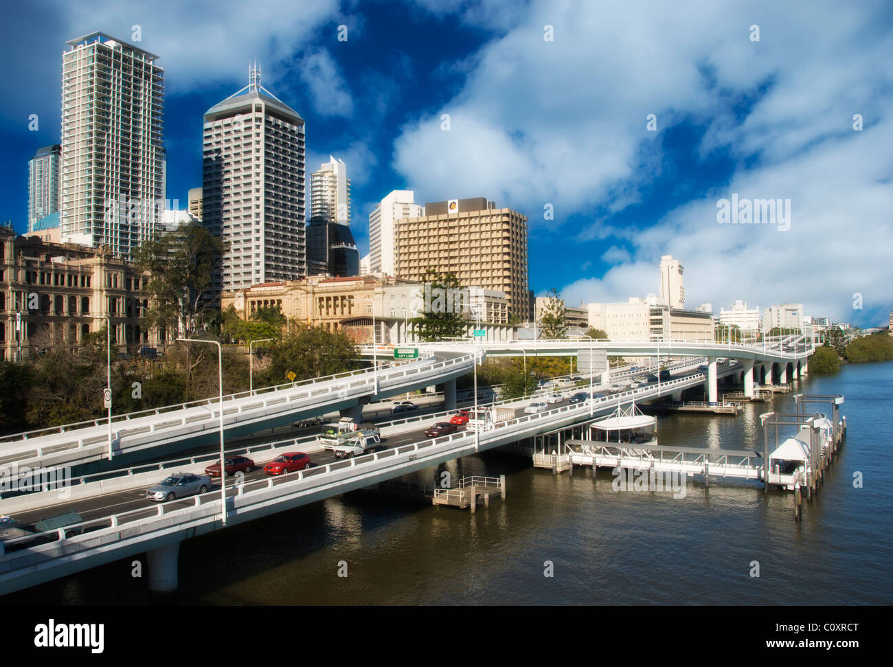 Traffic in the Outskirts of Brisbane, Australia Stock Photo - Alamy