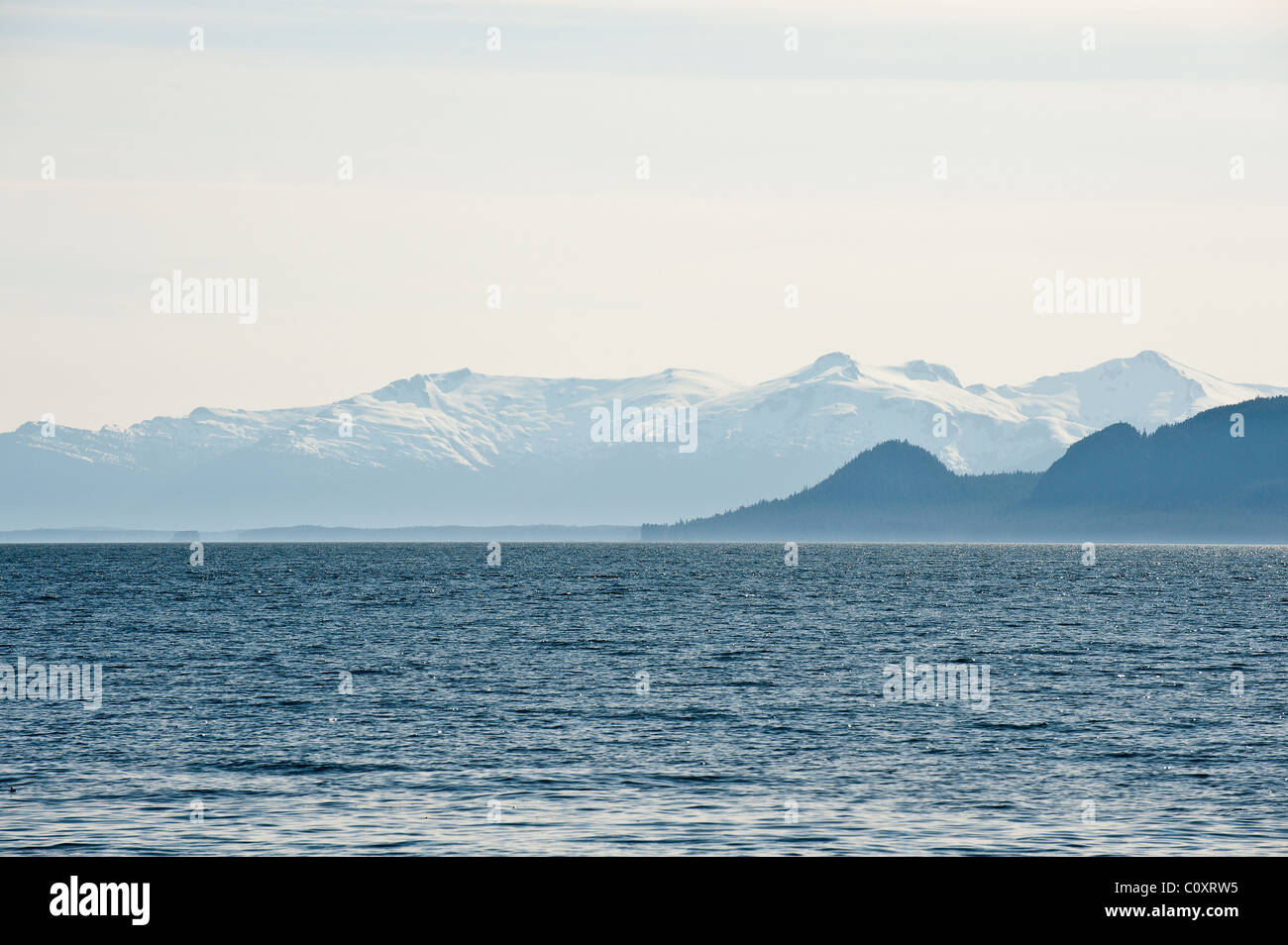 Alaska. Five Finger Islands area of Frederick Sound, Tongass National ...