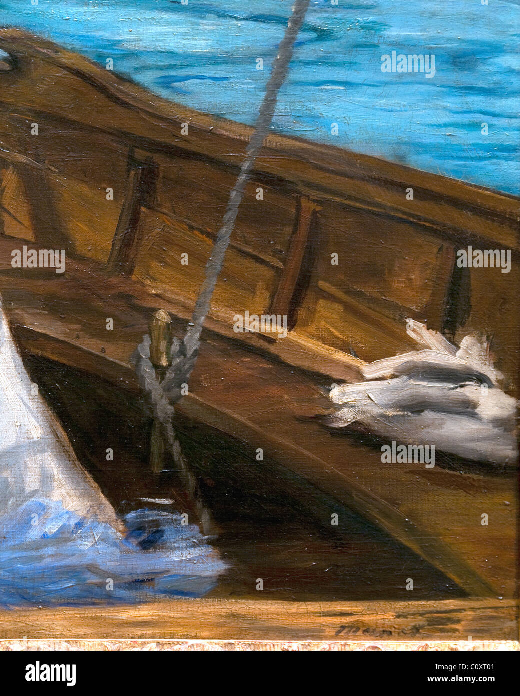 Detail: Boating, 1874, by Édouard Manet Stock Photo - Alamy