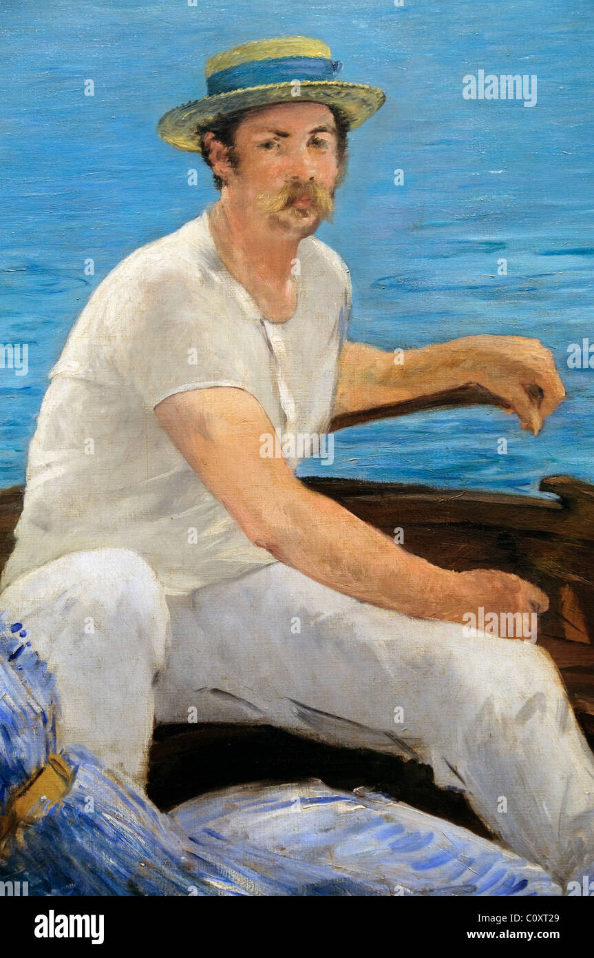 Detail: Boating, 1874, by Édouard Manet Stock Photo - Alamy