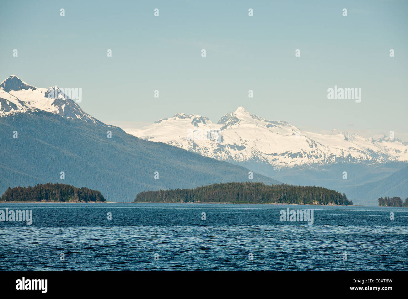 Alaska. Five Finger Islands area of Frederick Sound, Tongass National ...
