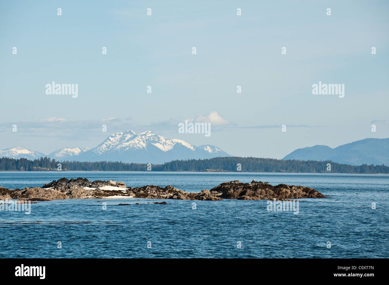 Alaska. Five Finger Islands area of Frederick Sound, Tongass National ...