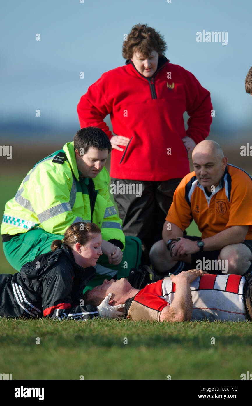 Rugby injury hi-res stock photography and images - Alamy