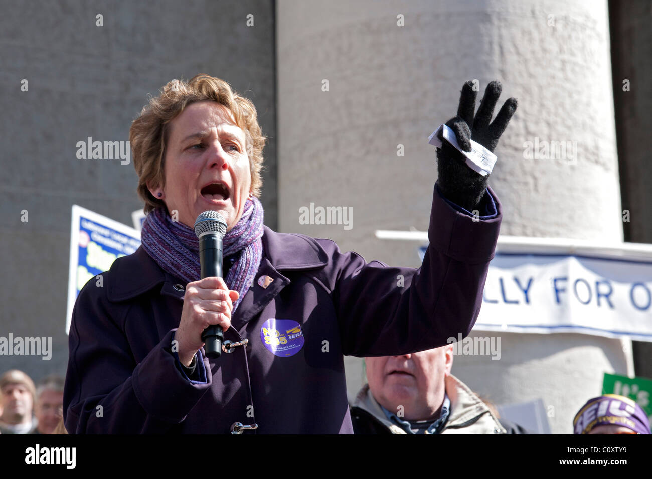 Service Employees International Union President Mary Kay Henry Stock ...