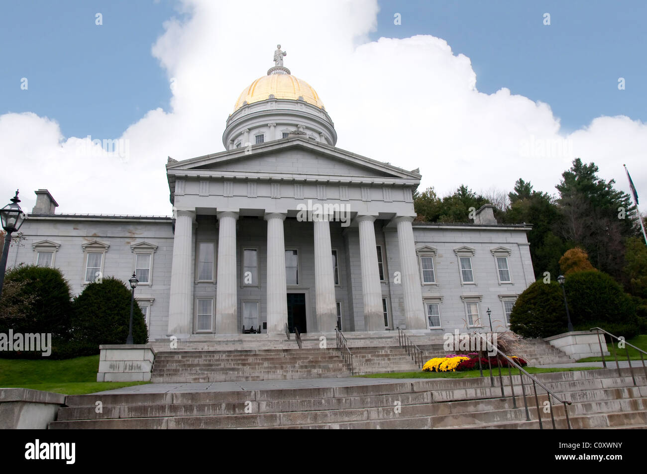 State Capital Building in Montpelier Vermont USA Stock Photo - Alamy