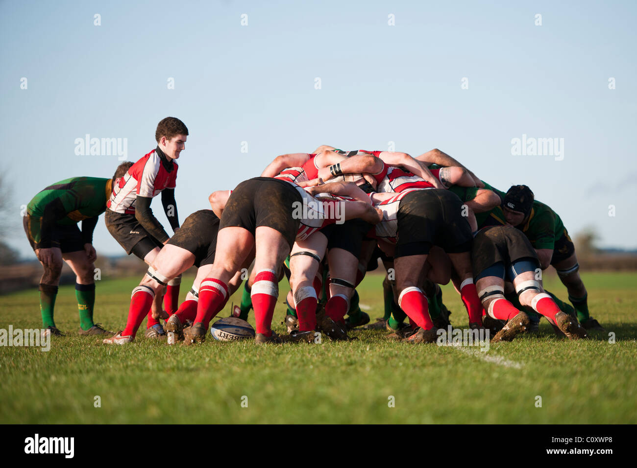 Rugby scrum hi-res stock photography and images - Alamy