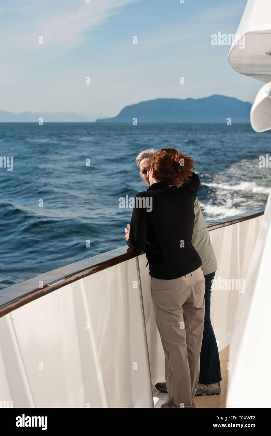 Whale watching, Inside Passage, Five Finger Islands, Frederick Sound ...