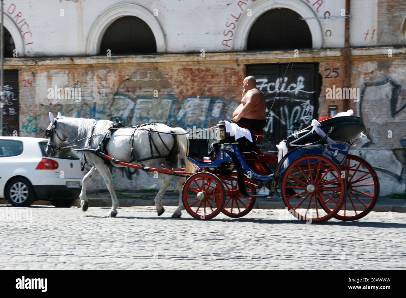 Overweight man horse hi-res stock photography and images - Alamy