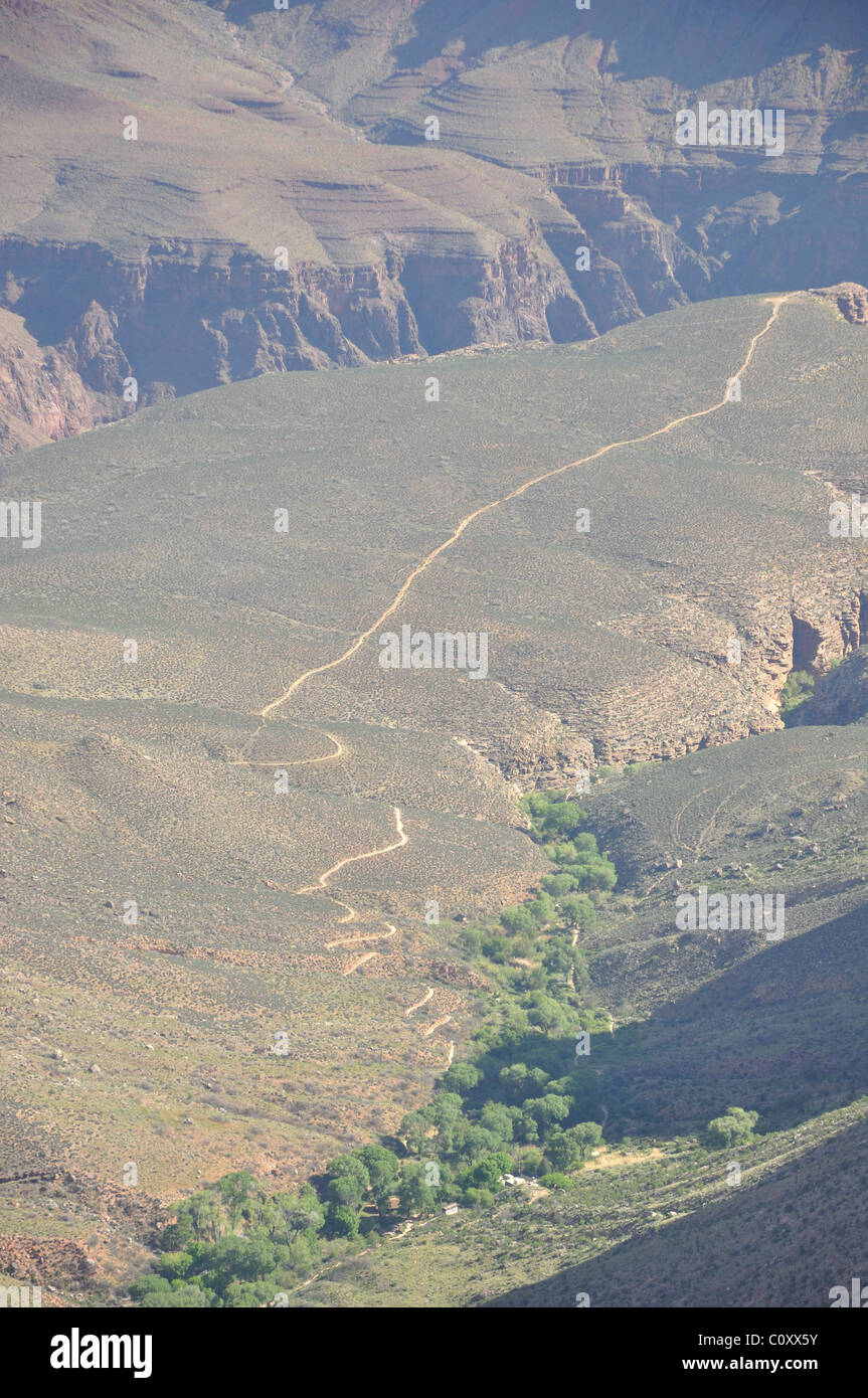 Angel canyon at the southern rim of the grand canyon hi-res stock ...